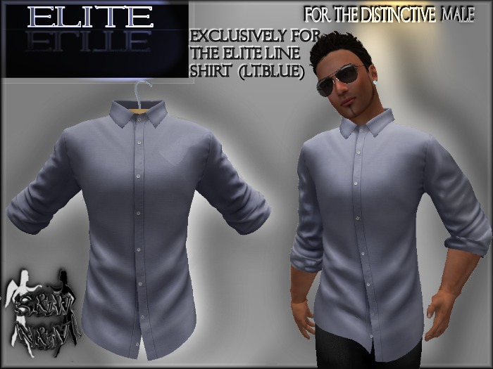 Second Life Marketplace - S&W ELITE SHIRT (LTE BLUE)