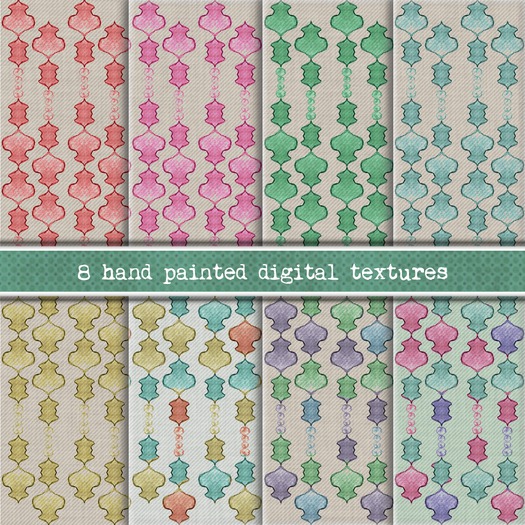 Second Life Marketplace - {{tal textures}} hand painted pack 2