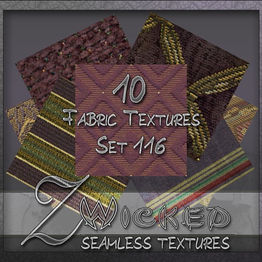 Second Life Marketplace - SZ - Seamless Fabric Textures Set 116