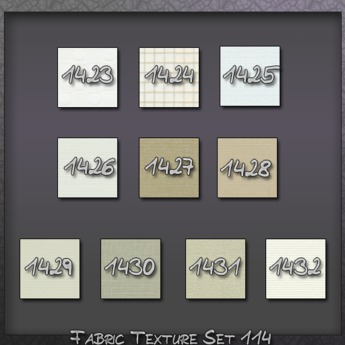 Second Life Marketplace - SZ - Seamless Fabric Textures Set 114