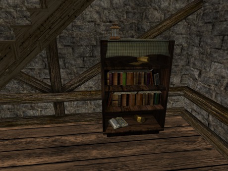 Second Life Marketplace - wood library