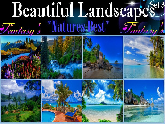 Second Life Marketplace - Beautiful Landscaping *Set 3 ( Natures Best 8 ...