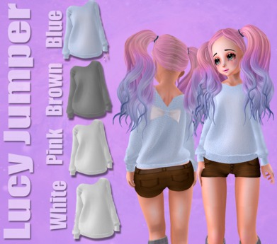 Second Life Marketplace - [Little Kitten] Lucy Jumper - Blue