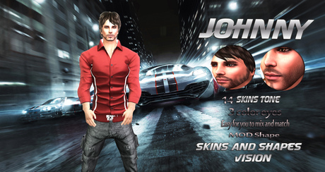 Second Life Marketplace - :.Vision - Johnny skins and shape