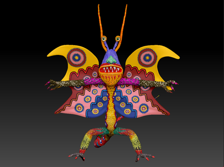 Second Life Marketplace - Alebrije Axochitl with Pinky Wings