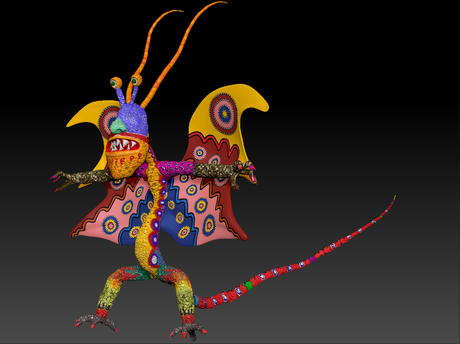 Second Life Marketplace - Alebrije Axochitl with Pinky Wings