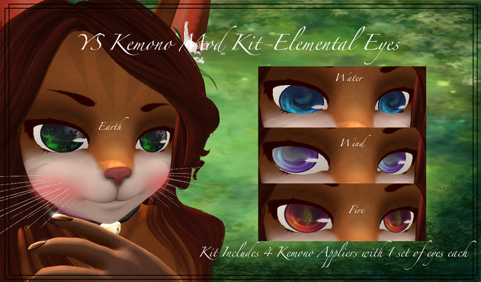Second Life Marketplace - YS Kemono Mod Kit-Elemental Eye