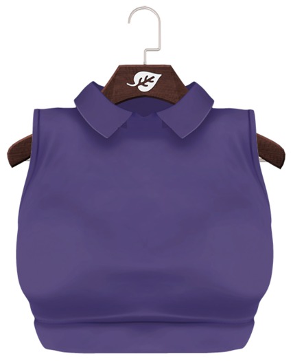 Second Life Marketplace - Neverwood//. Sarasota Cropped Collar - Orchid
