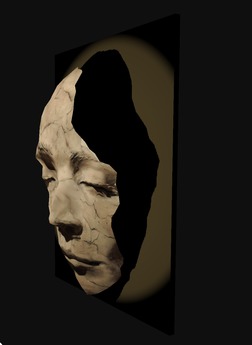 Second Life Marketplace - woman face distroy on plaque