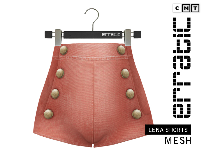 Second Life Marketplace - erratic / lena - shorts / coral
