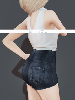 Second Life Marketplace - erratic / lena - shorts / denim mid