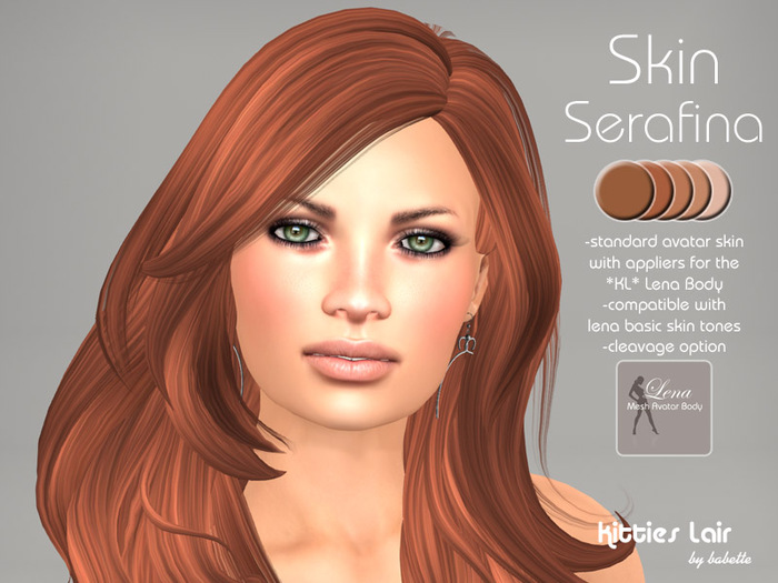 Second Life Marketplace - *KL* Serafina Skins for Lena Bodies