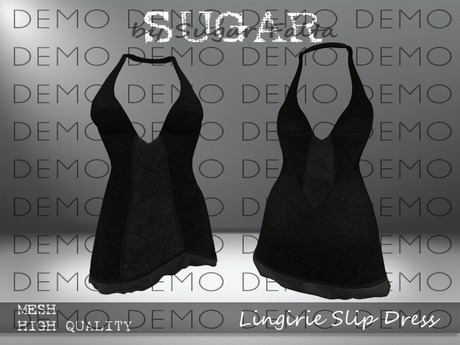 Second Life Marketplace - SUGAR - Lingerie Slip Dress - DEMO