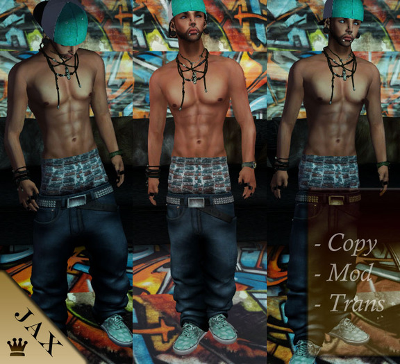 Second Life Marketplace - Jax skin thug (full perm)