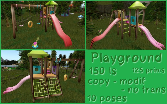 Second Life Marketplace - !!!!! SALE !!!!! Playground - toboggan ...