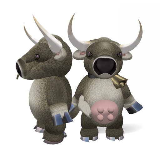 Second Life Marketplace - Tiny Brown Swiss Cow/Bull Avatar