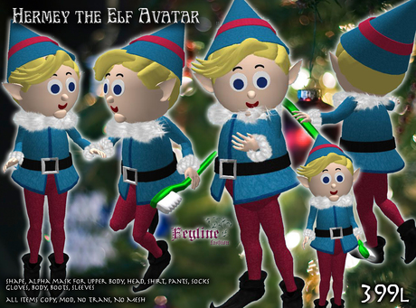 Second Life Marketplace - *FF* Hermey The Elf Avatar