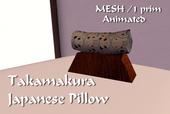 Second Life Marketplace - takamakura - Geisha Pillow- Kawaii