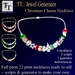 Second Life Marketplace - .:TT:. Jewel Generator - Christmas Charm Necklace