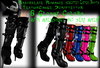 Second Life Marketplace - Razorblade Romance Boots -Texturchange ...