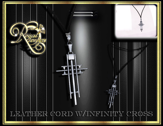 Second Life Marketplace - Leather Cord - Infinity cross (boxed)