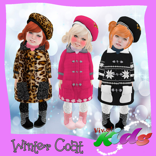 Second Life Marketplace - Viv.a! Kids Winter Coat - Ounce