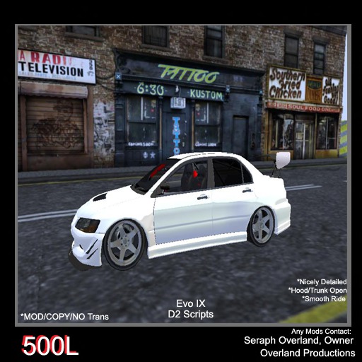 Second Life Marketplace - (OP) D2 Evo IX