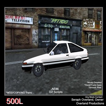Second Life Marketplace - (OP) D2 86 Toyota Tureno