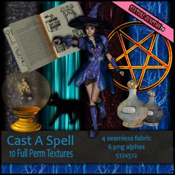 Second Life Marketplace - ~TJ~ Cast A Spell Texture Set Spooky