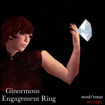 Second Life Marketplace - Ginormous Obnoxious Engagement Ring