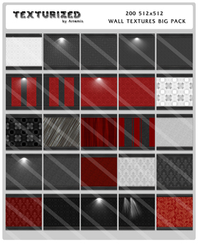 Second Life Marketplace - Texturized - Wall Textures big pack