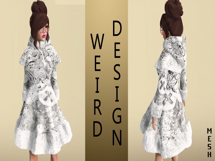Second Life Marketplace - %ChimHair% Mesh Weird Steampunk Trend Coat ...