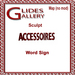 Second Life Marketplace - Accessoires Word Sign Sculpt