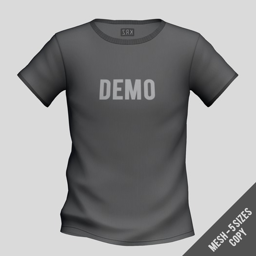 Second Life Marketplace - MESH T-Shirt DEMO