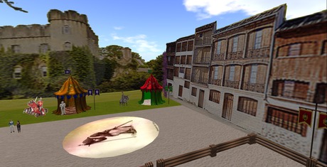 Second Life Marketplace - Medieval camp sky acampamento medieval