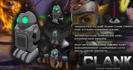 Second Life Marketplace - :S.N: CLANK pump tank skin