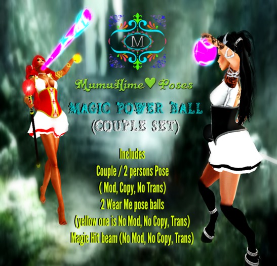 Second Life Marketplace - MHP_Magic Power Ball (Couple Set)