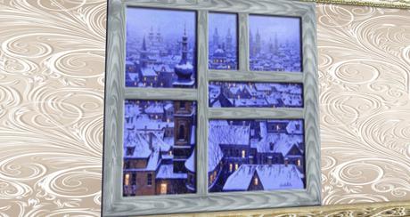 Second Life Marketplace - Winter Town (animated window)