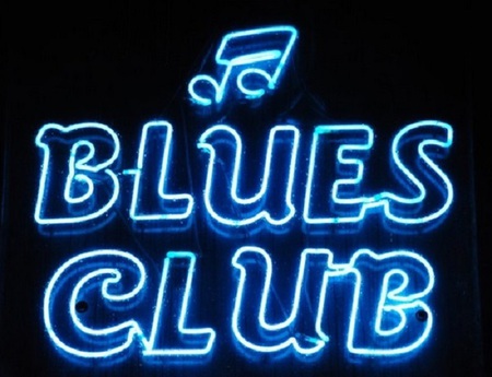 Second Life Marketplace - Flashing Neon Texture Blues Club Sign