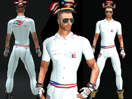 Second Life Marketplace - PUERTO RICO OFFICER OUTFIT