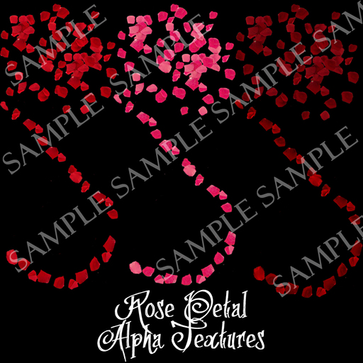 Second Life Marketplace - 9 Rose Petal Petals Alpha Textures FULL PERMS ...