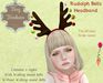 Second Life Marketplace - {T.T} Little Rudolph Headband ADD/wear ME TO ...
