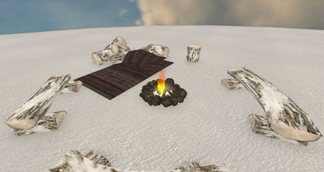 Second Life Marketplace - Cuddle Campfire - Winter Edition