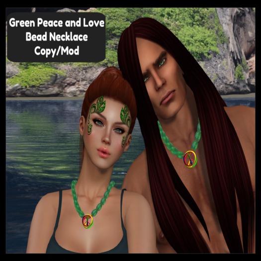 Second Life Marketplace - Peace and Love Beads Green