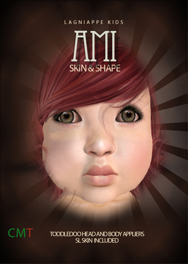 Second Life Marketplace - (lagniappeKids) Ami Girl Skin and Shape HUD