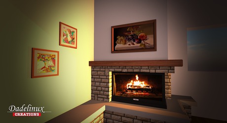 Second Life Marketplace - Classic & Modern Fireplace