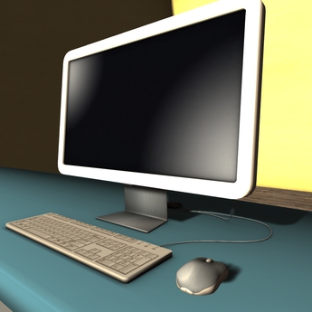 Second Life Marketplace - FULL PERM MESH Computer Terminal & Mouse