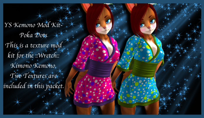 Second Life Marketplace - YS Kemono Mod Kit-Poka Dots
