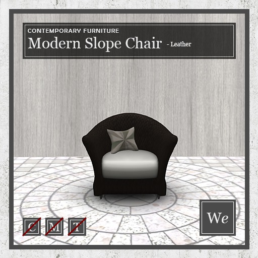 Second Life Marketplace - Modern Slope Chair - Leather