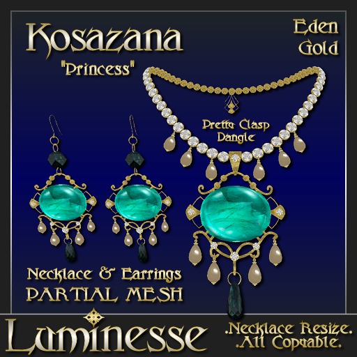 Second Life Marketplace - * * OUTLET PRICE * * KOSAZANA "Princess" Eden ...
